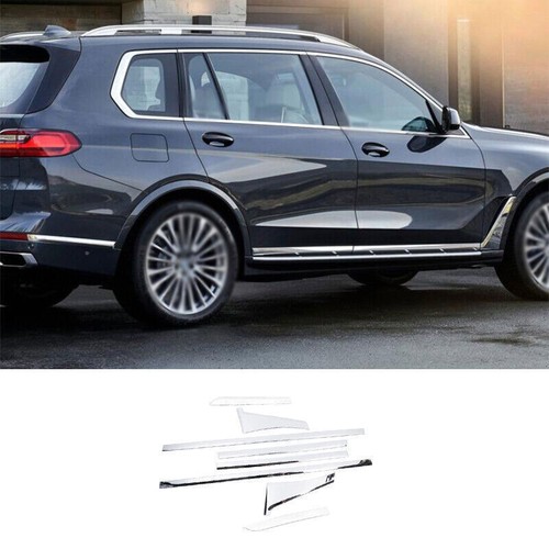 For BMW X7 G07 2020-2022 Silver Titanium Car Door Guard Molding Strip ...