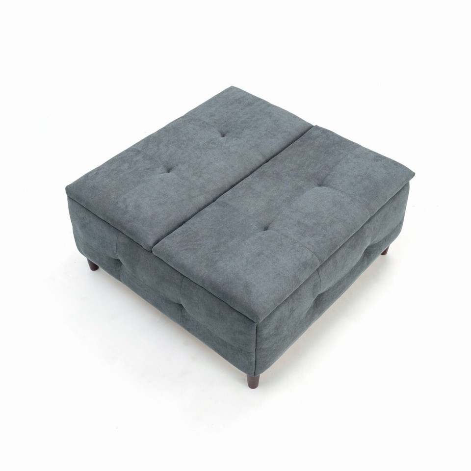 Lift Up Square Storage Ottoman Bench,Upholstered Coffee Table Storage ...
