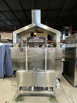 CMA Dishmachines EST-44 R-L Dual Temp Conveyor Dishwasher - 249 Racks ...