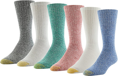 Gold Toe Men'S Harrington Crew Socks, Multipairs | eBay