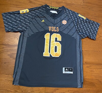 Peyton Manning SEC #16 Tennessee Football Jersey Adidas Stitched XL ...