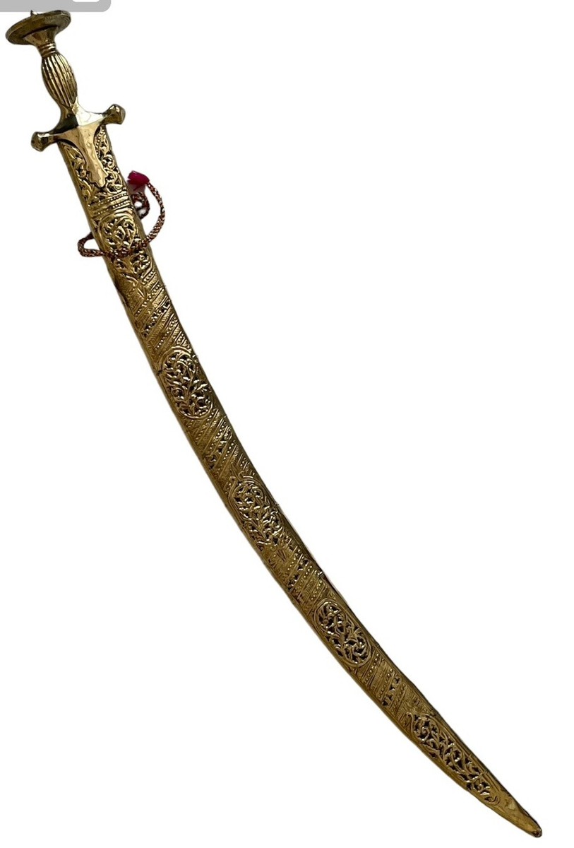 Royal Rajput Sword New Golden Look Royal Rajput Ceremonial Sword