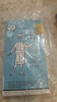 Vintage Dyno Tracing Paper Crafts Sewing 1950's Collectible Dressmakers ...