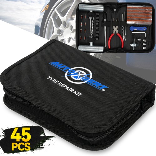 45PC Tire Puncture Repair Kit Tyre 4WD Offroad Plugs Recovery Car ...