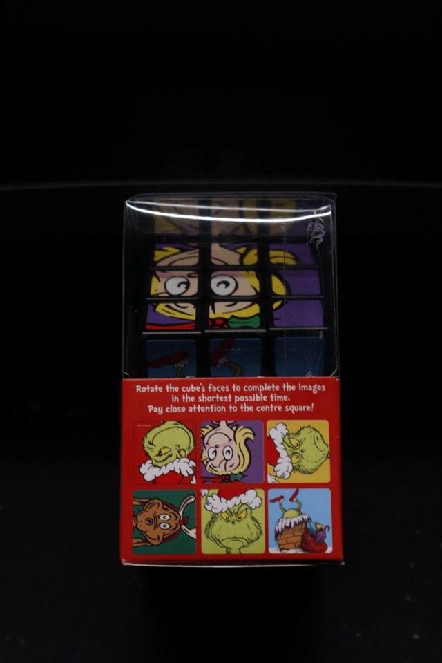 Dr Seuss the Grinch Rubik-Style Puzzle Cube Stocking Filler | eBay UK