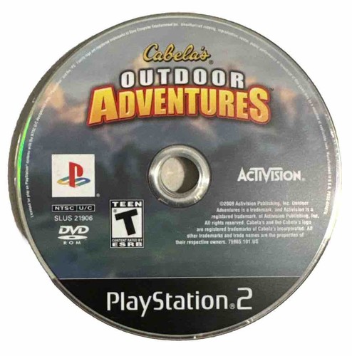 Cabela's Outdoor Adventures - PlayStation 2 - PS2 - *Disc Only* *Black ...