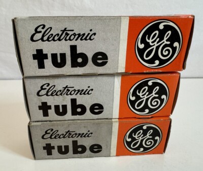 Vintage Lot of 3 General Electric Vacuum Electron Tubes Models 6LR8 ...