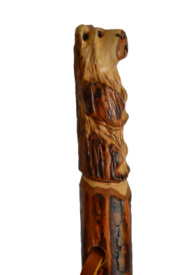 Wood Staff Carving