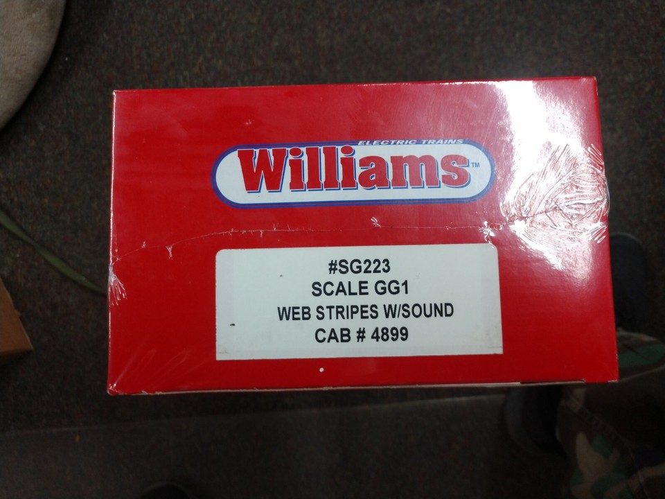 Vintage Williams Scale PRR GG1 #sc223 w/ web stripes and sound MINT IN ...