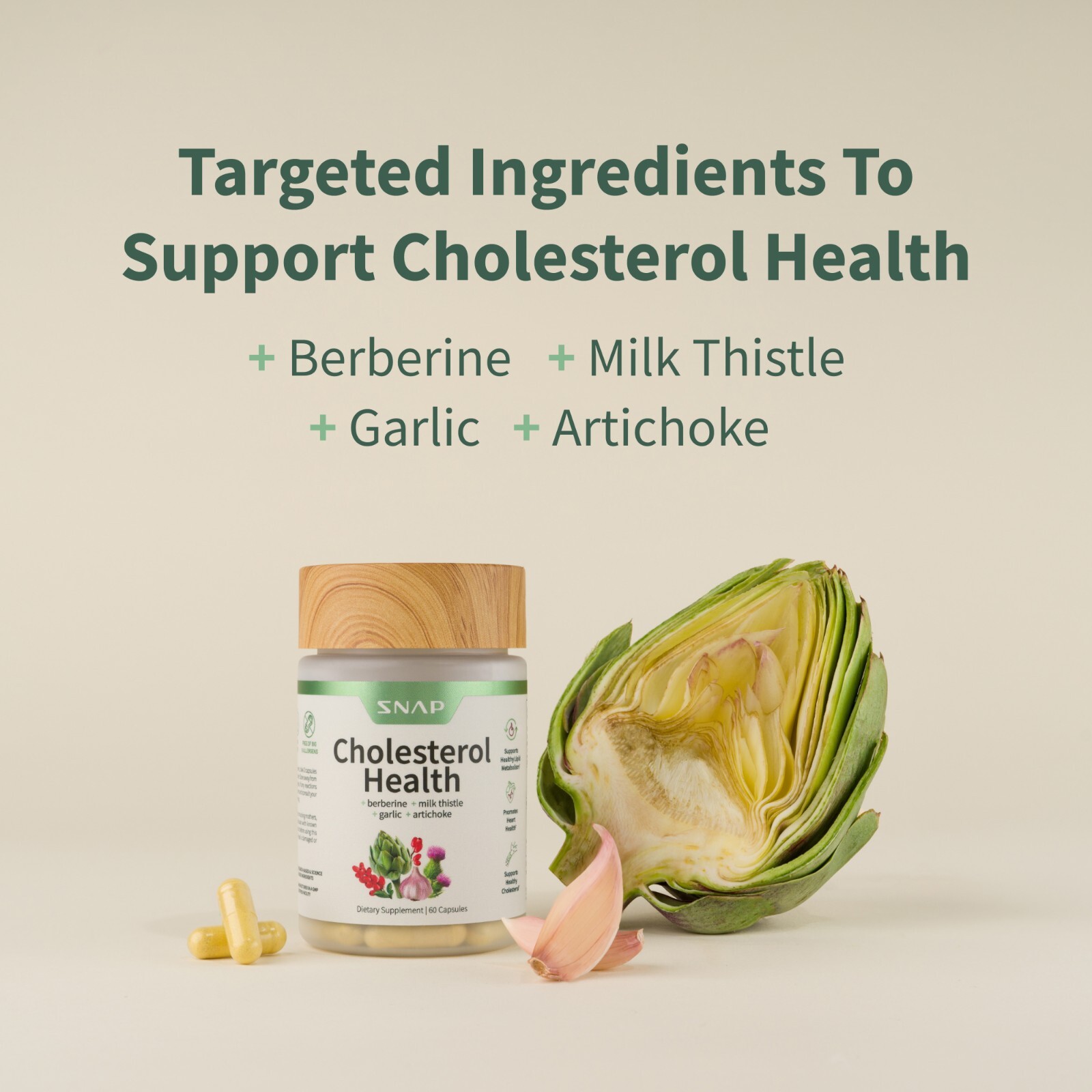 Cholesterol Health Snap Supplements Lipid Metabolism, Digestive ...