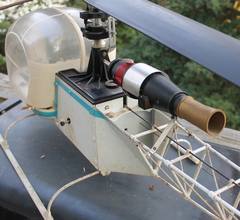 VINTAGE 1970'S KAVAN ALOUETTE II HELICOPTER RC NITRO GAS ENGINE | eBay