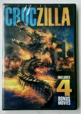CROCZILLA WITH 4 BONUS MOVIES DVD 2020 New | eBay