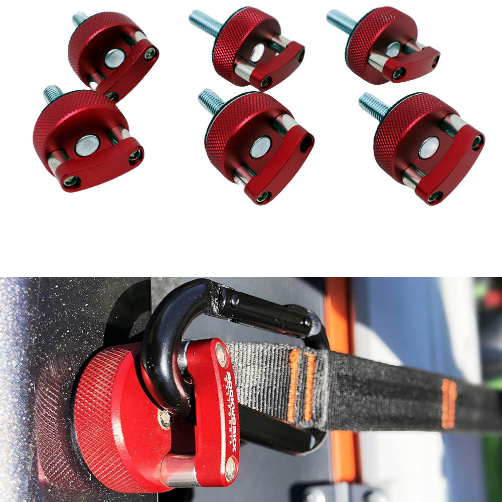 6X Aluminum Hard Top Quick Removal Fastener Thumb Screw for jeep ...