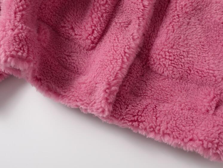 Womens New Fashion Winter Lapel Long Sleeve Loose Faux Lamb Wool Warm ...