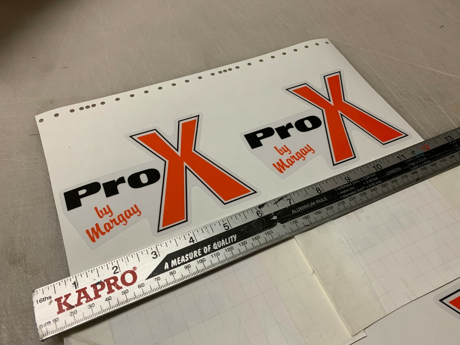 Margay Pro X ORANGE Bandito Karting decals Vintage McCulloch Kart | eBay
