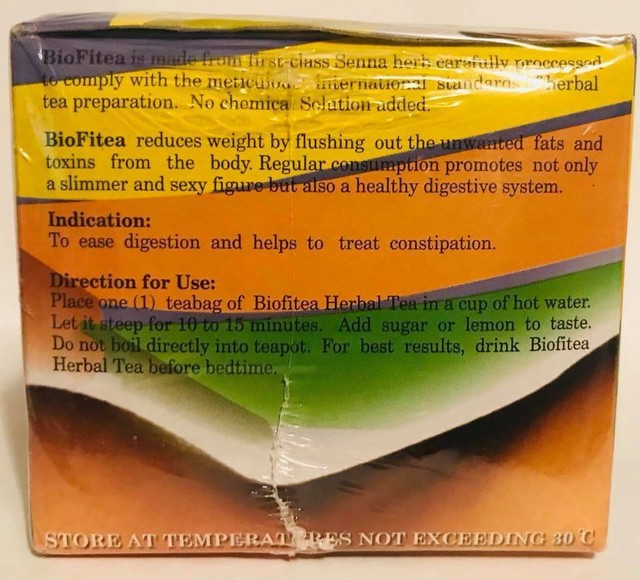 Biofit Slimming Herbal Dietary Tea Lose Weight Fat Burner Drink for ...