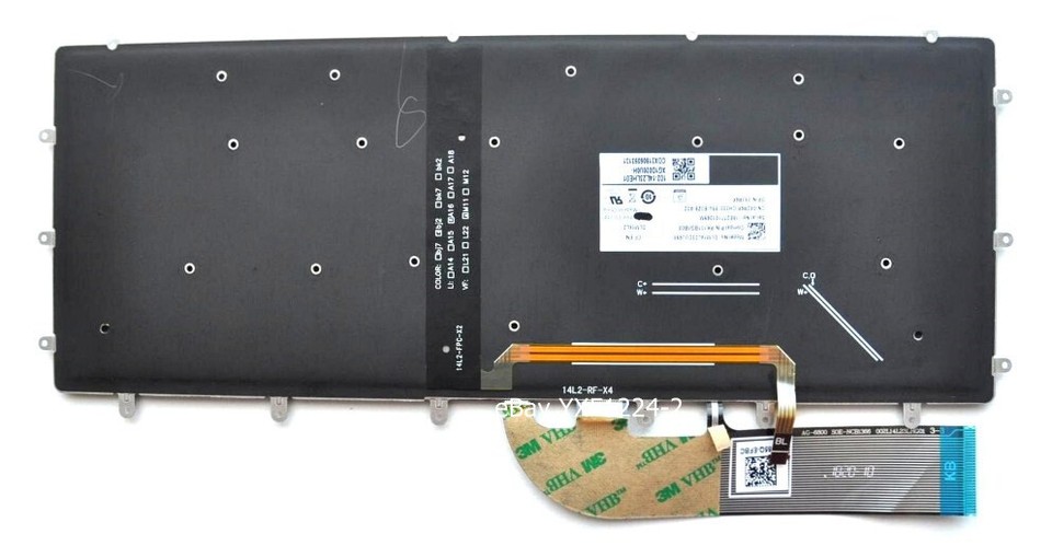 Keyboard for Dell Inspiron 15 7000 15-7558 15-7568 7558 7568 p55f001 ...