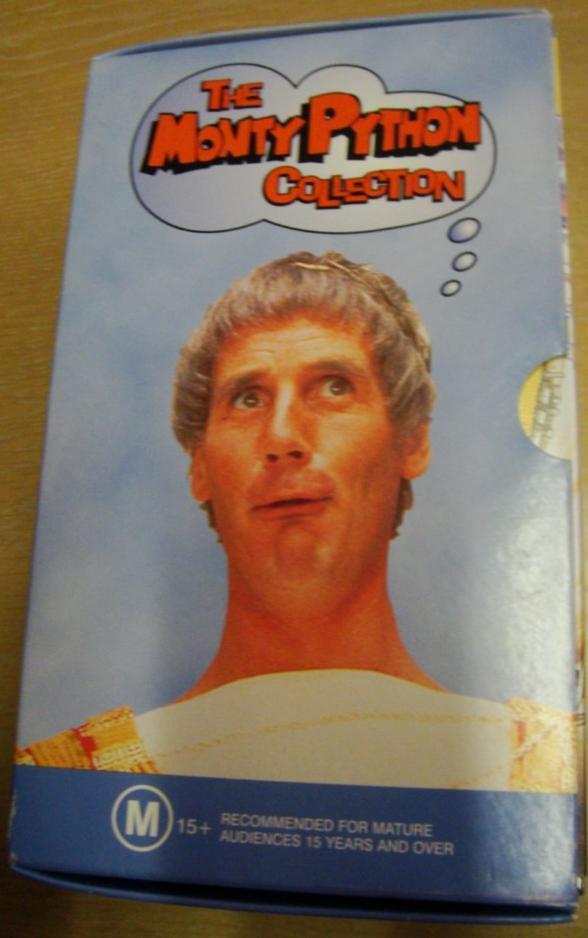 VHS- Monty Python - Live At The Hollywood Bowl, The Holygrail, Life Of ...