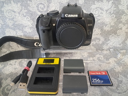 [N. MINT] Canon EOS 400D DSLR Camera Body + 2 x Batteries / Charger ...