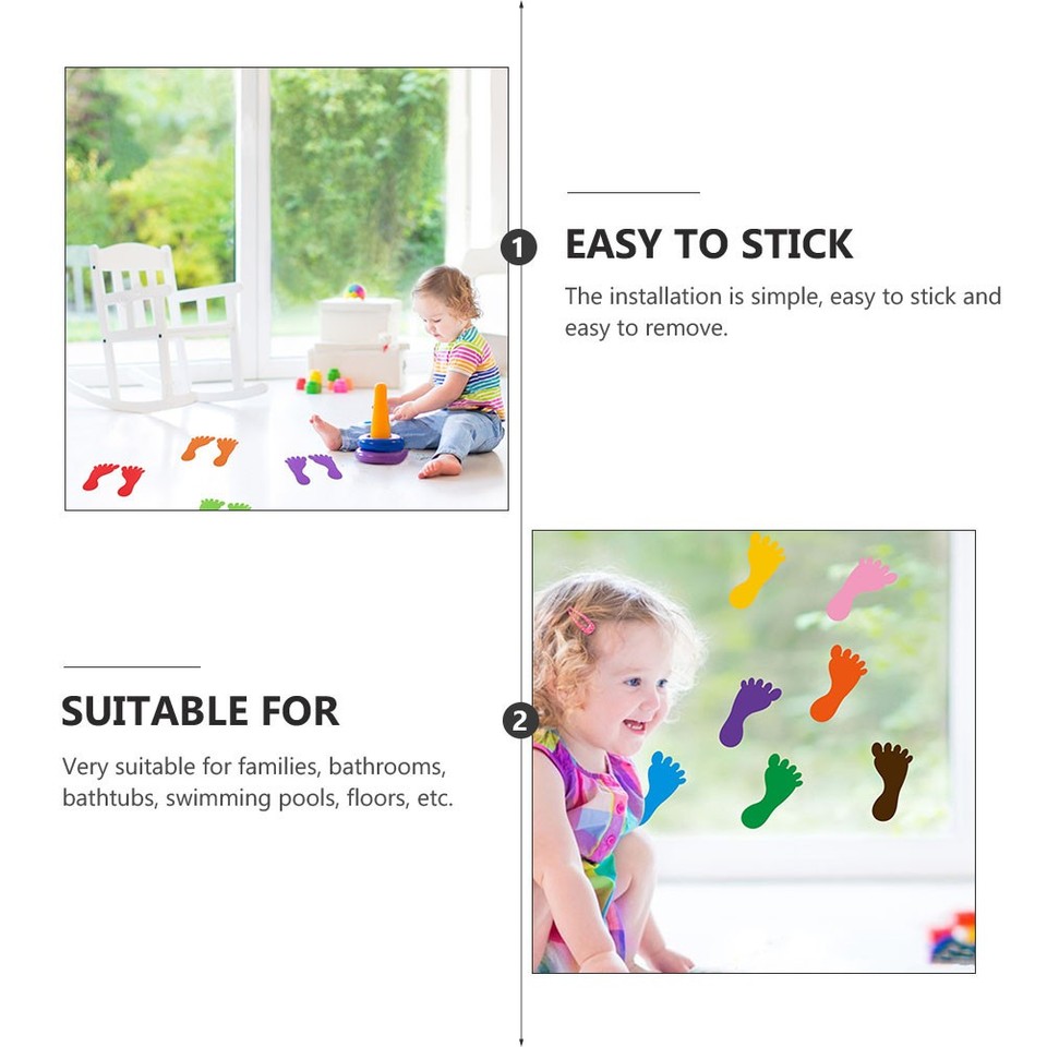 12 Pairs Footmark Stickers For Kindergartens Lovely And Practical ...