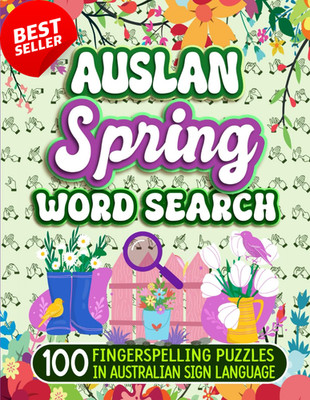 AUSLAN Spring Word Search 100 Fingerspelling Puzzles Australian Sign ...