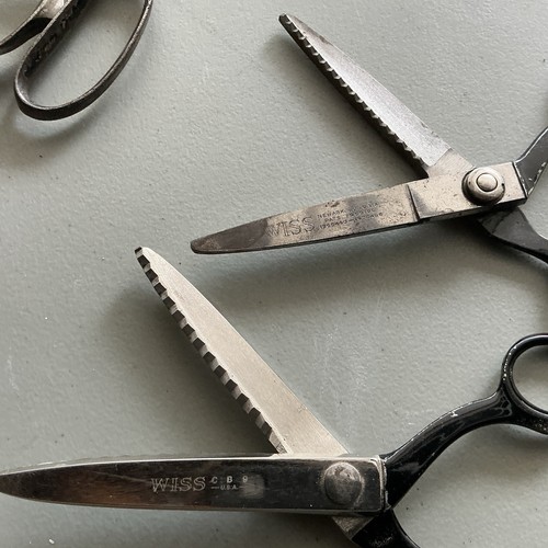 Eleven Vintage Scissors Several Different Types And Sizes Including ...
