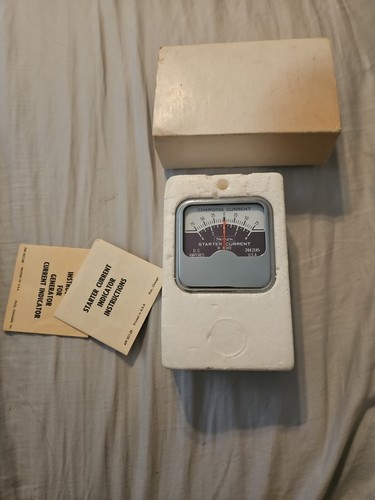Vintage 1972 Induction Ammeter In Original Box Sears Starter Current ...