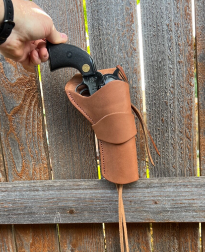 Western Cowboy Side Draw Holster for Colt Pietta Uberti Ruger Chiappa ...