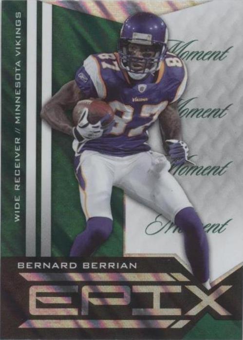2010 Panini Epix - Epix Bernard Berrian #32 Moment Emerald for sale ...