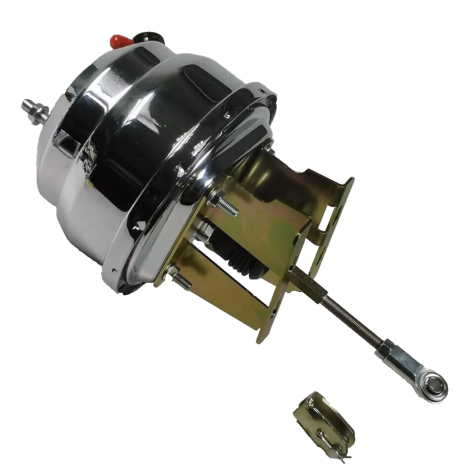 1958-64 Chevy Impala 7'' Dual Chrome Power Brake Booster Master Disc ...