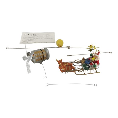 Possible Dreams Flights of Fancy Lunar Chase Santa Sleigh | eBay