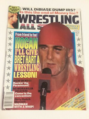 Wrestling All Stars Magazine September 1993 Hogan Black Eye | eBay