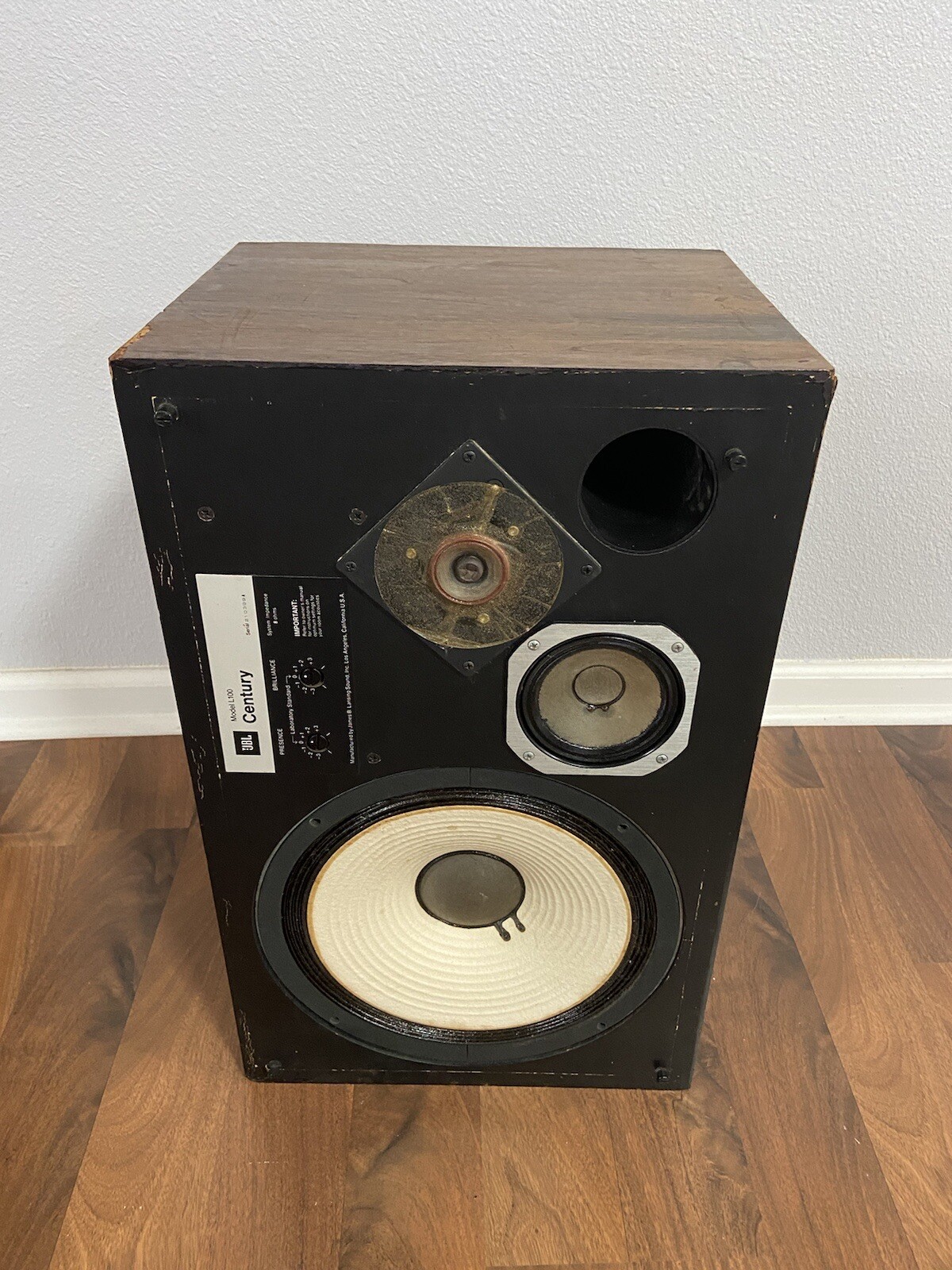 1 ) JBL CENTURY L-100 Vintage Speaker no grills ( Single ) | eBay