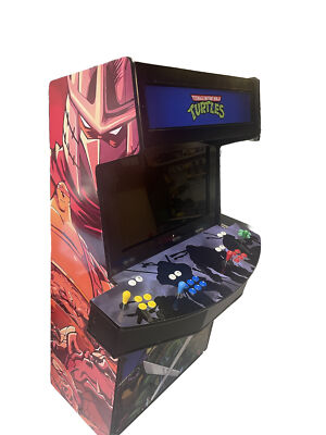 4 Player Arcade Black Melamine Mame Retropie Rpi3b+ 17k Games Plug And ...