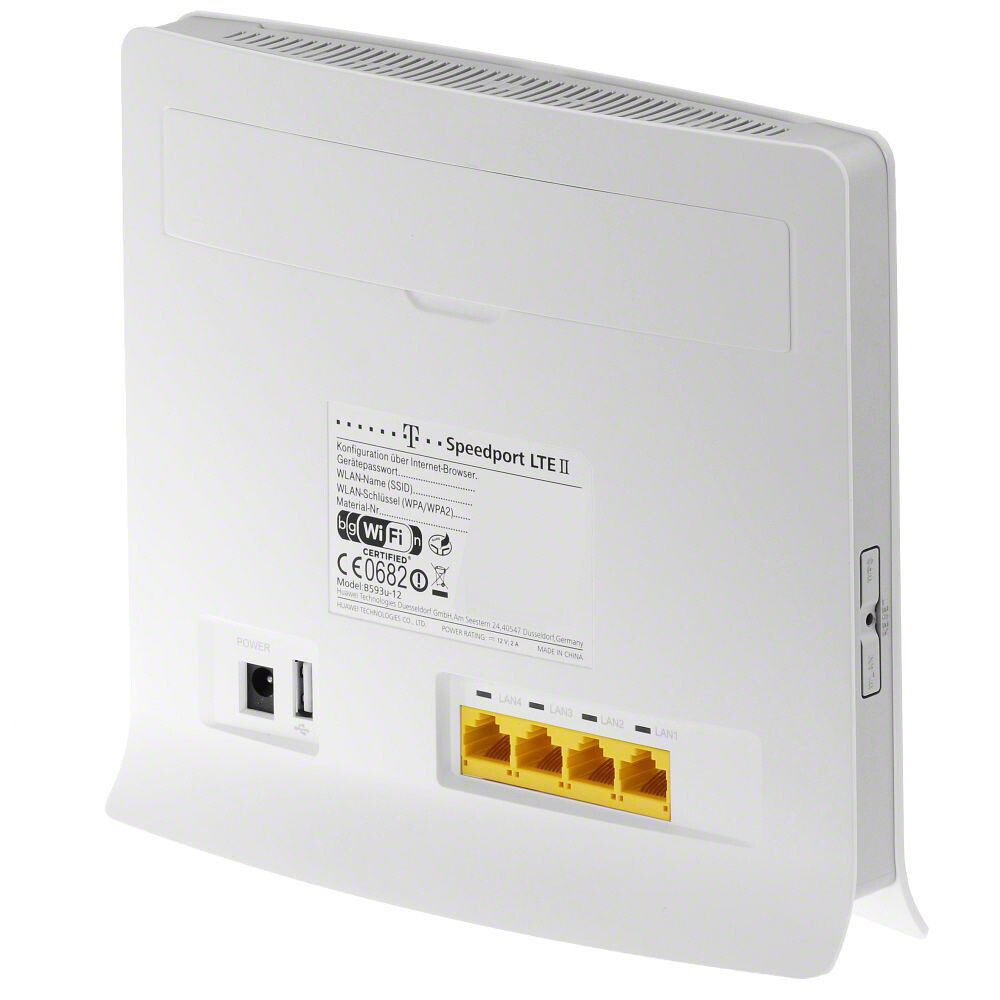 Telekom Speedport LTE 2 WLAN-Router Simlock frei (Huawei B593s-12 ...