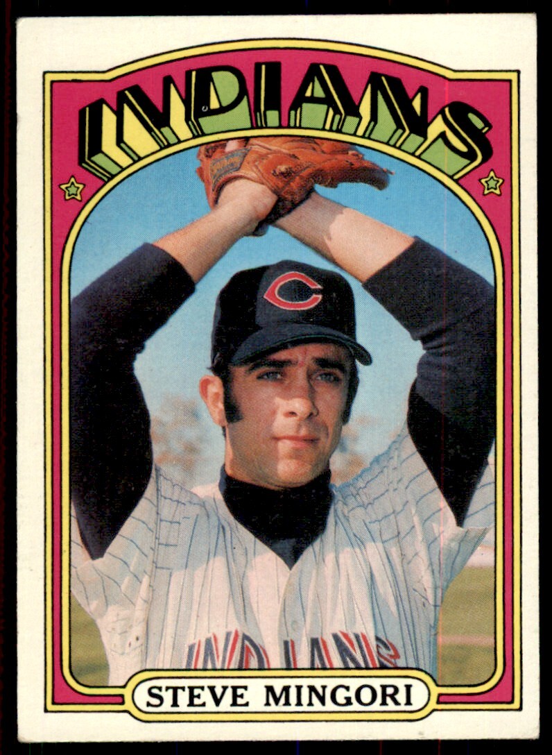 1972 Topps. Steve Mingori . Cleveland Indians #261 | eBay