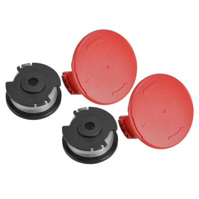 2Set Spool Cap Cover + Spool Trimmer Line Fit for Hyper Tough HT22-401 ...
