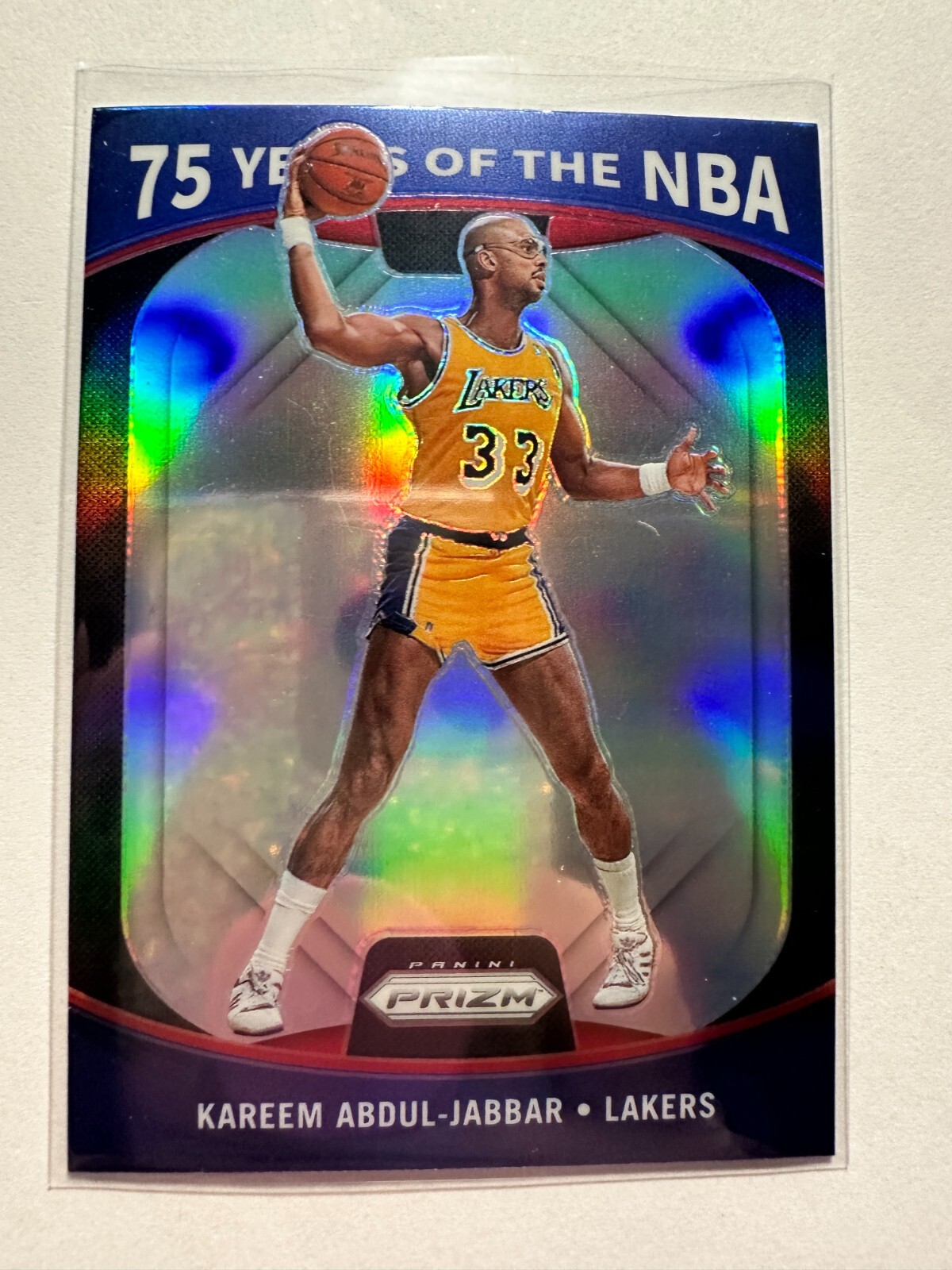 K44,114 - 2021-22 Panini 75 Years of the NBA Prizms Silver #14 K. Abdul ...