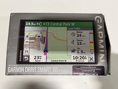 Garmin DriveSmart 65 6.95" GPS System with Real-Time Traffic Navigation ...