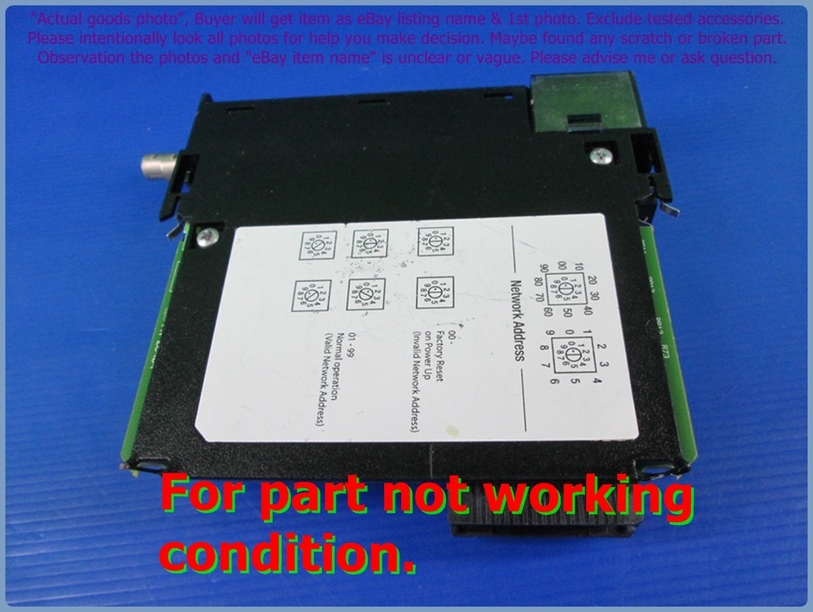Allen-Bradley 1756-CNB/D, Communication as photo, Broken-not working ...