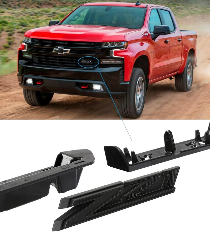 New Z71 Grille Emblem for 2019-2021 Generation Silverado 84384428 Matte ...