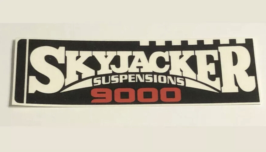 SKYJACKER suspensions 9000 DECAL STICKER 1.75X5.5” overland offroad ...