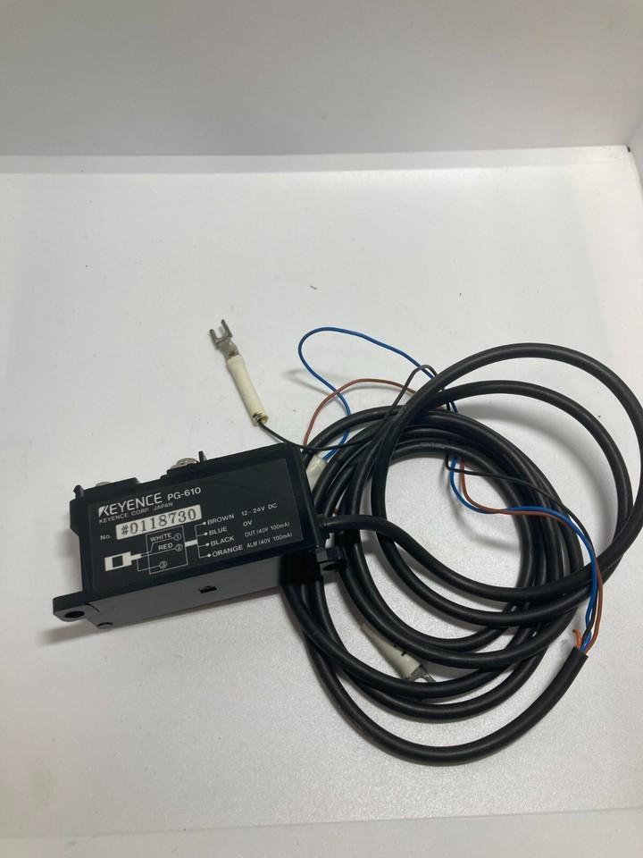 KEYENCE PG-610 SENSOR AMPLIFIER 12-24VDC RED/GREEN INDICATING LIGHT ...