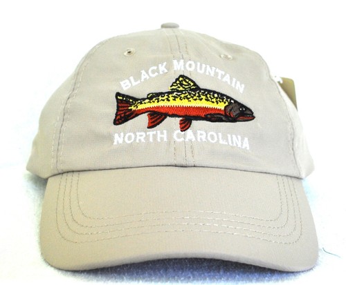 *BLACK MOUNTAIN NORTH CAROLINA* Trout Fly fishing Ball cap hat *OURAY 51356-7* | eBay