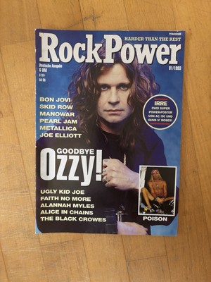 Rock Power Metal Magazin 01/93 Ohne Poster Manowar Metallica | eBay.de