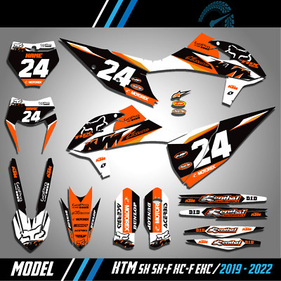 KIT GRAPHICS FOR KTM SX SXF EXCF XC XCW 125 150 250 350 450 2019 2020 ...