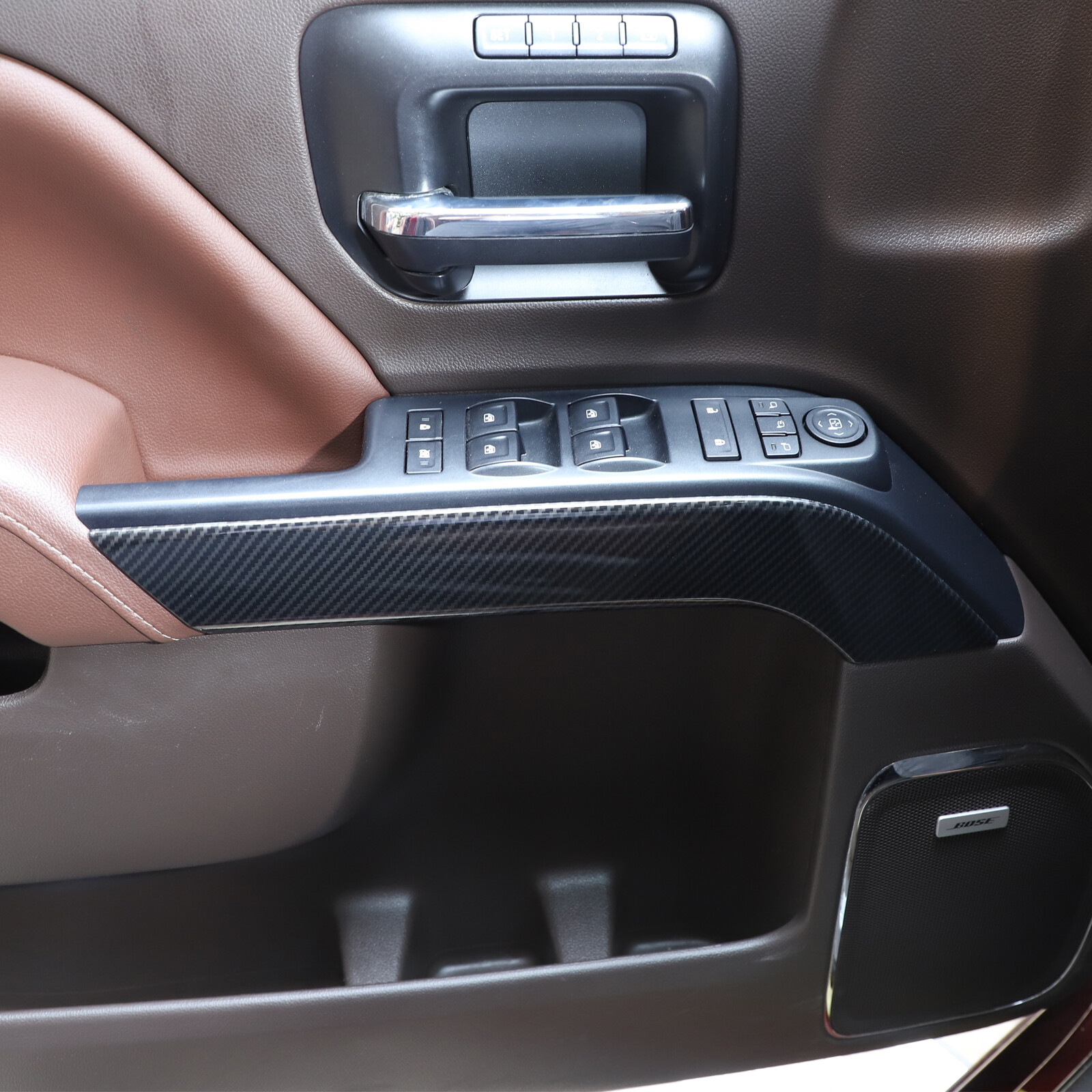 Interior Decoration Cover Trim Kit For Chevy Silverado GMC Sierra 14-17 ...