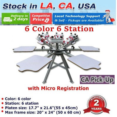 Screen Printing - Screen Printing Press 6 Color