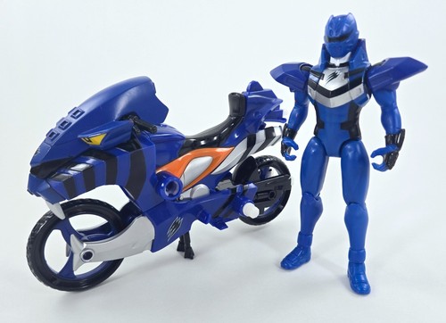 Jungle Fury BLUE JAGUAR STRIKE RIDER Bandai Power Rangers Figure Bike ...
