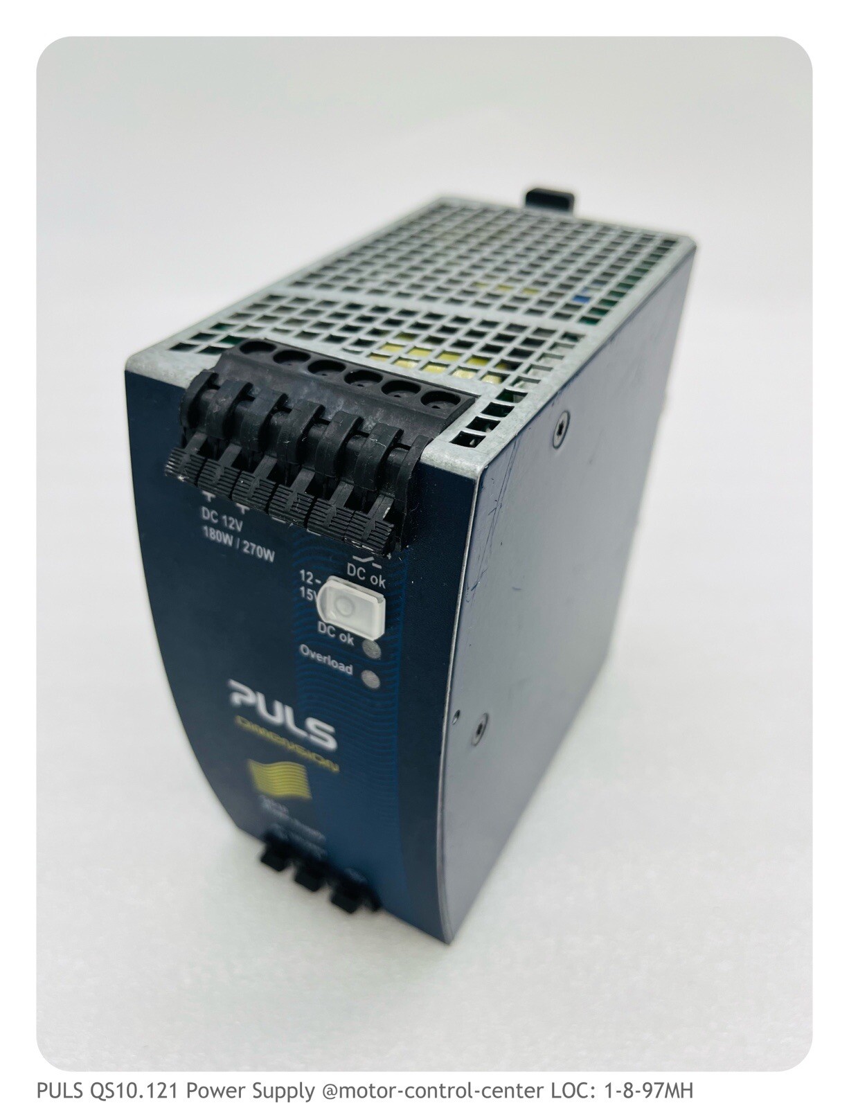 PULS QS10.121 1P DIN Rail Power Supply , Input: AC 100-240V / Output ...